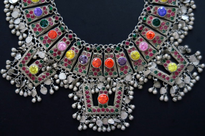 SINDH WEDDING NECKLACE Vintage Silver Ceremonial Necklace - Etsy