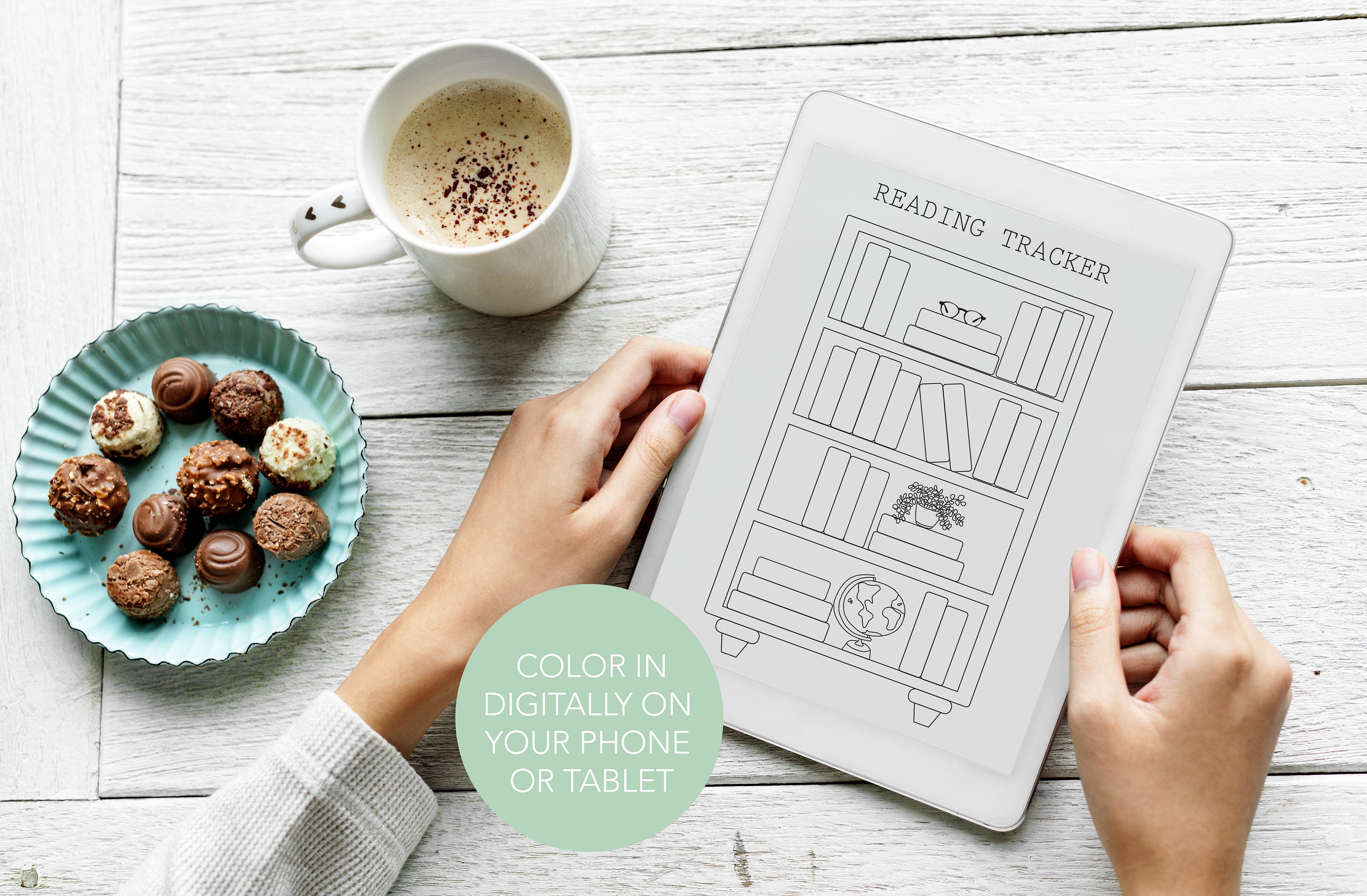 Printable and Digital Bookshelf Reading Tracker 25 Book - Etsy