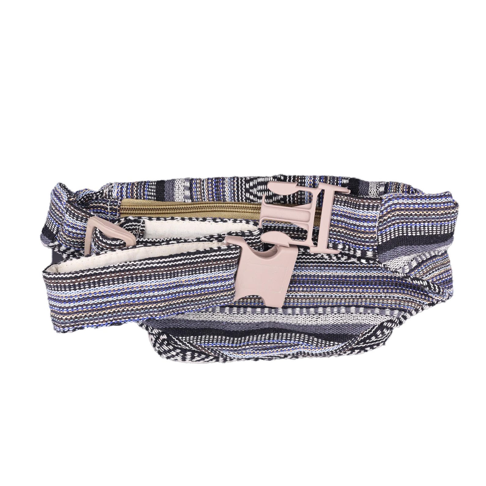 Boho Cotton Fanny Pack: Multi-pocket Crossbody Sling Belt for Travel ...