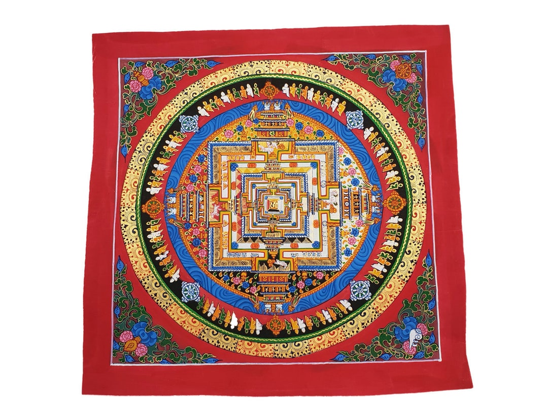 Wheel of Time, Kalachakra Mandala, Tibetan Thangka Painting, Yoga ...