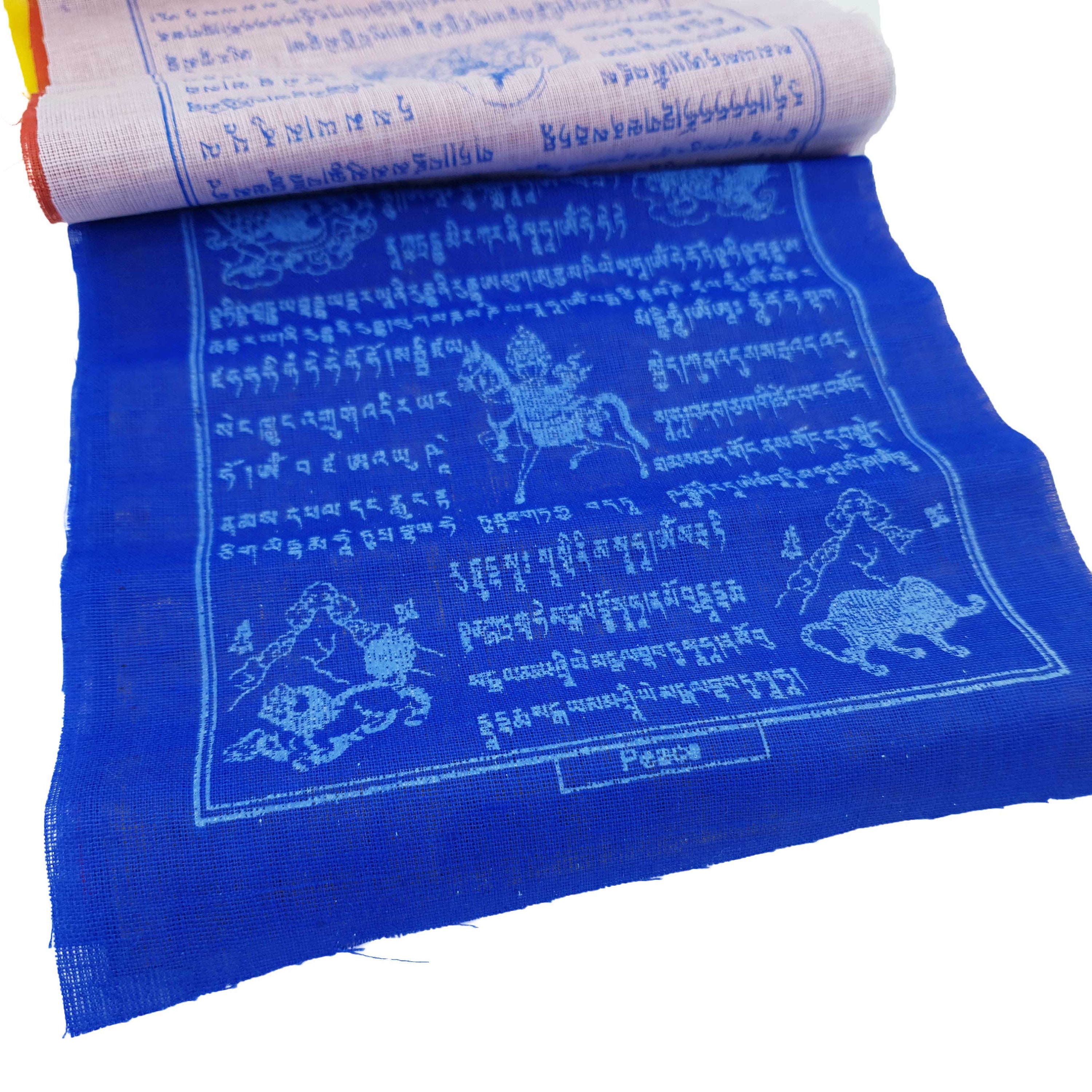 Tibetan Prayer Flags Deities Mantra Knowledge Prosperity Peace - Etsy