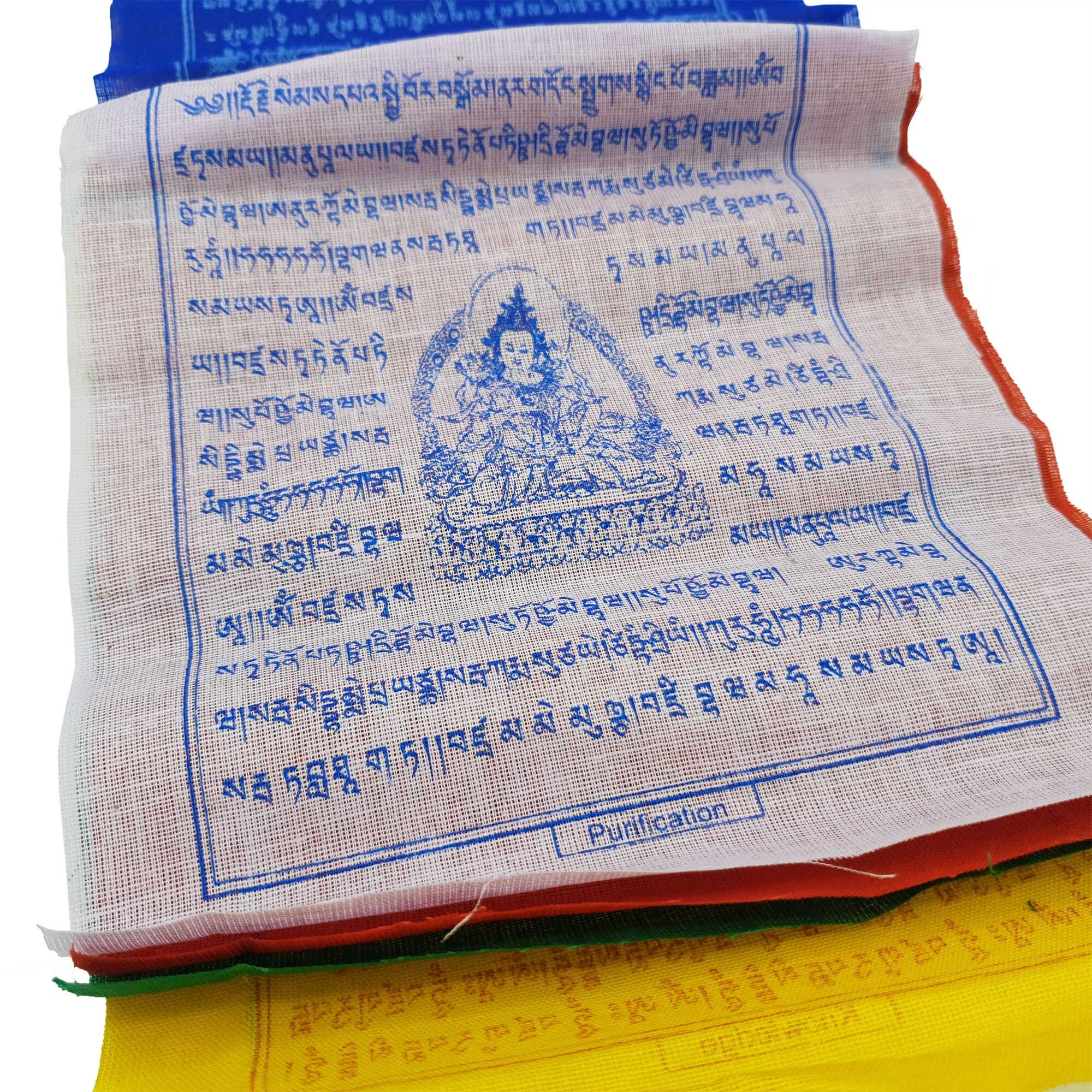 Tibetan Prayer Flags Deities Mantra Knowledge Prosperity Peace - Etsy