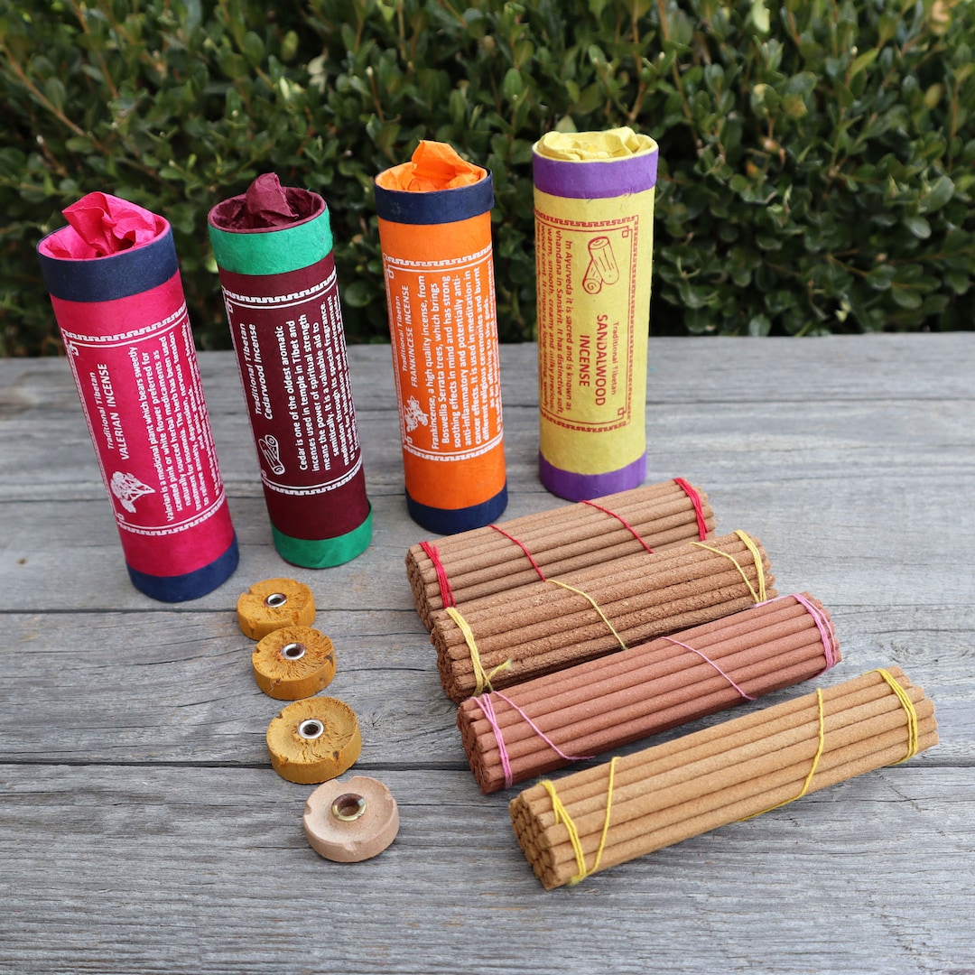 Traditional Tibetan Tube Incense Sticks Natural Herbs Cleansing ...