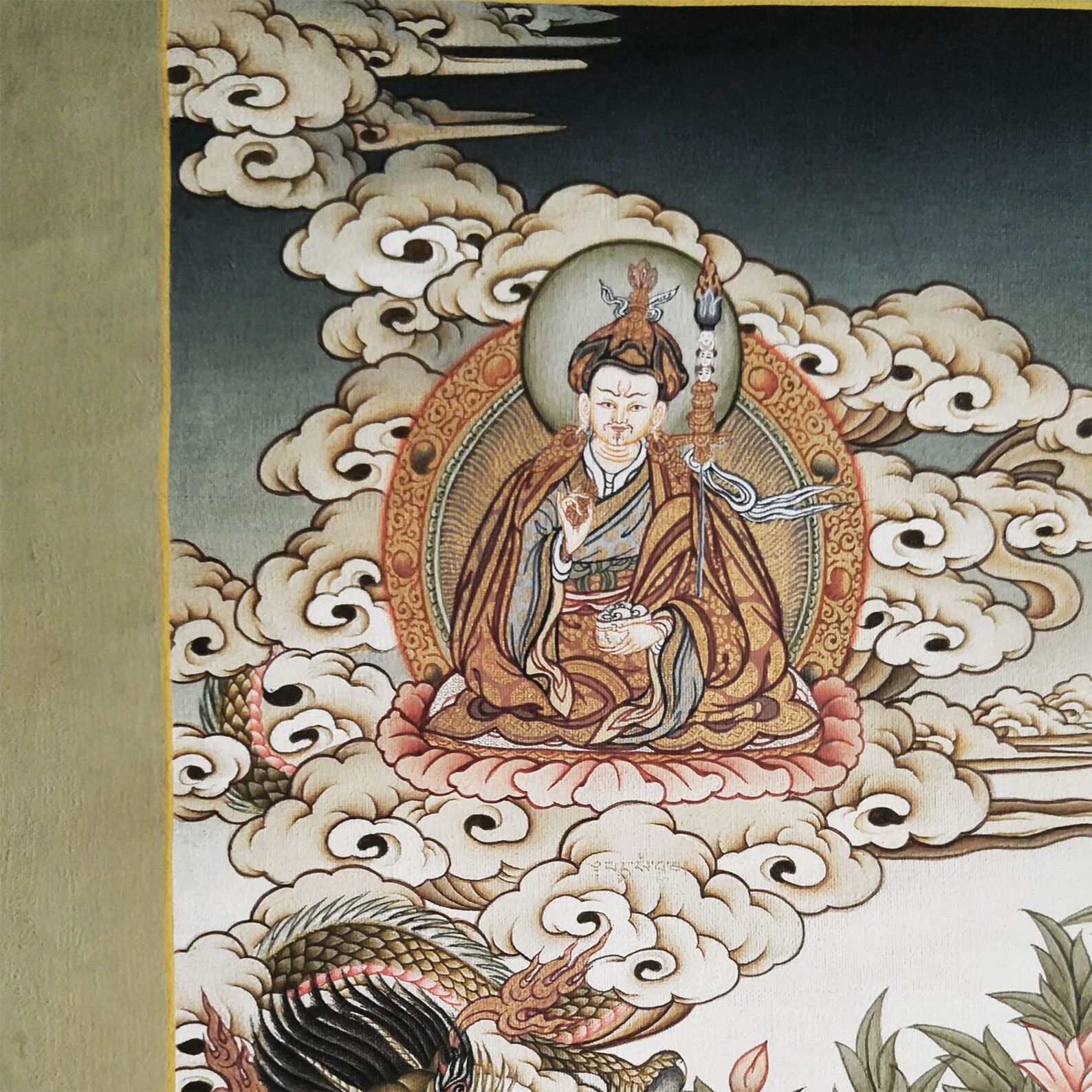 White Tara Goddess Compassion Wisdom Grace Purity Thangka Painting Wall ...