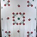 Vintage Dutch Tulip Linen Tablecloth in Burgundy, Navy, & Green, Pride ...