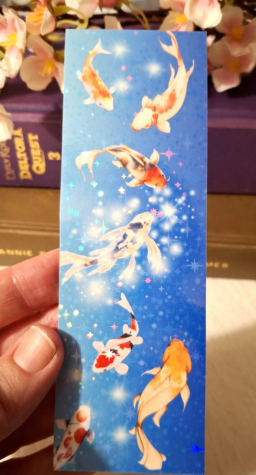 Koi Fish Bookmark. Laminated for Durability. Choose Your Tassel! - Etsy