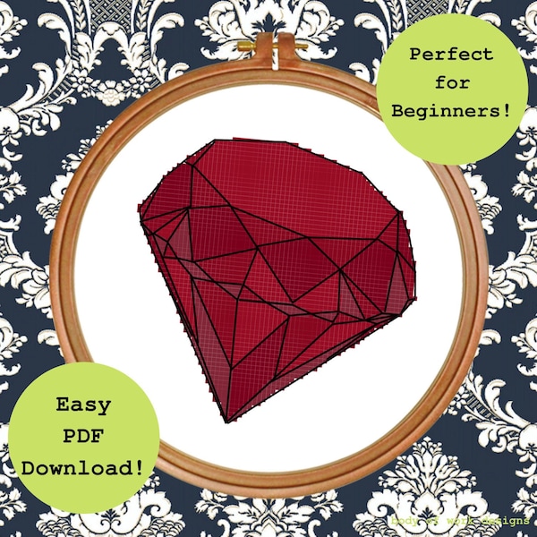 Gemstone Cross - Etsy