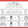 First Day of Pre-k Crown Printable, Prek Kids Crown, Pre Kinder ...