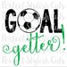 Goal Getter Soccer SVG DXF EPS png Files for Cutting | Etsy