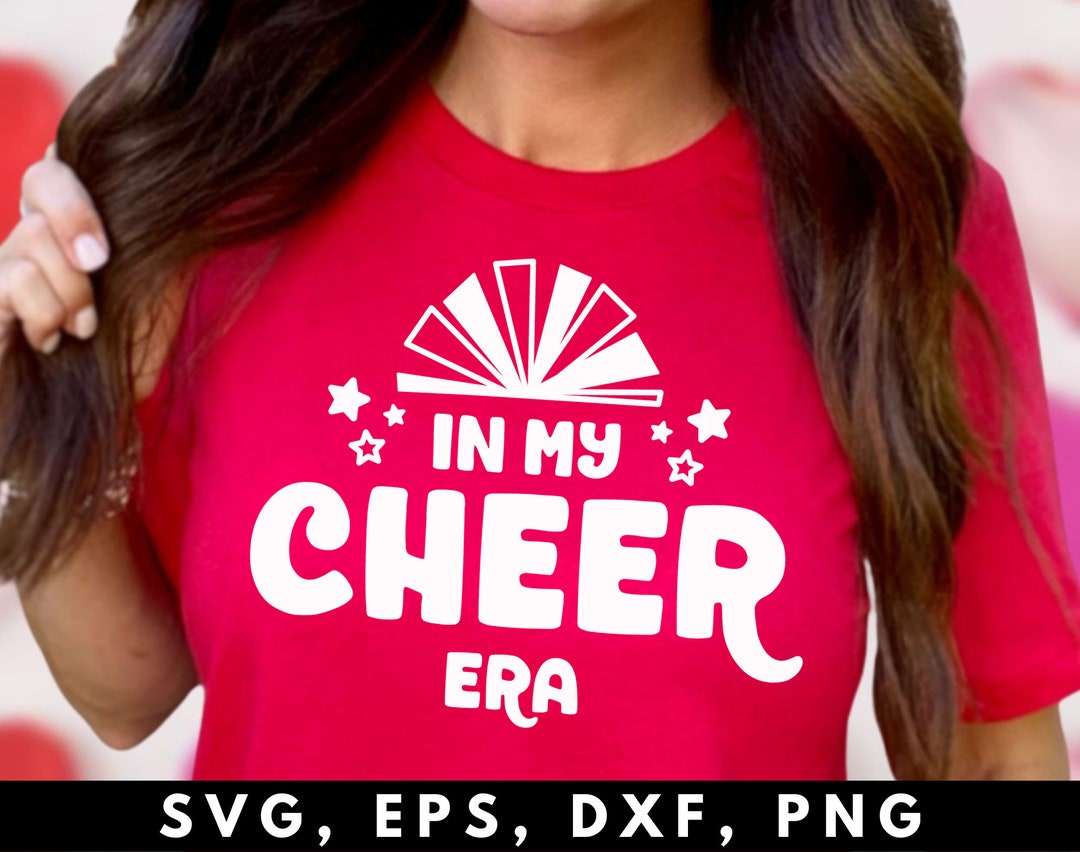 In My Cheer Era SVG File for Cricut, Cheerleading SVG, Cheer Shirt - Etsy