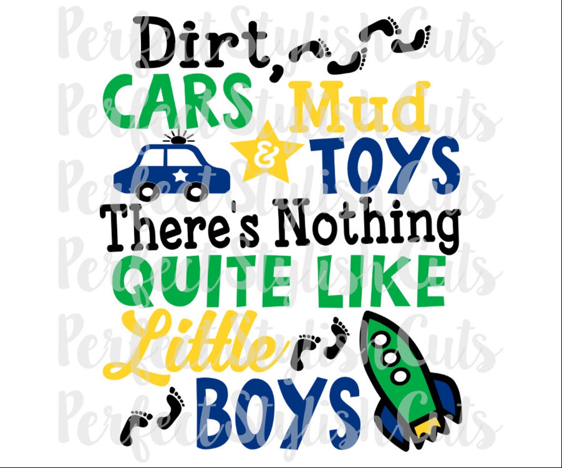 Like Little Boys SVG DXF EPS Png Files for Cutting Machines - Etsy