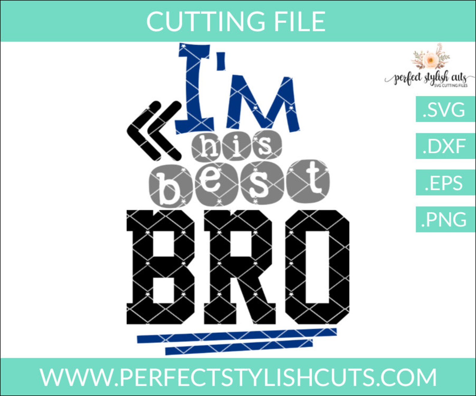 Bro Svg Brother Svg I'm His Best Bro Svg Best Bro Svg - Etsy