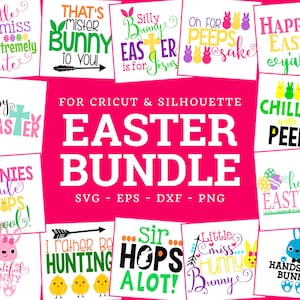 Easter SVG Bundle With 14 Cut Files for Cricut and Silhouette - Etsy