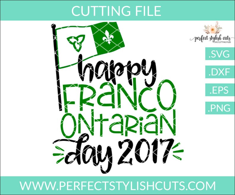 Happy Franco Ontarian Day SVG DXF EPS Png Files for Cutting - Etsy