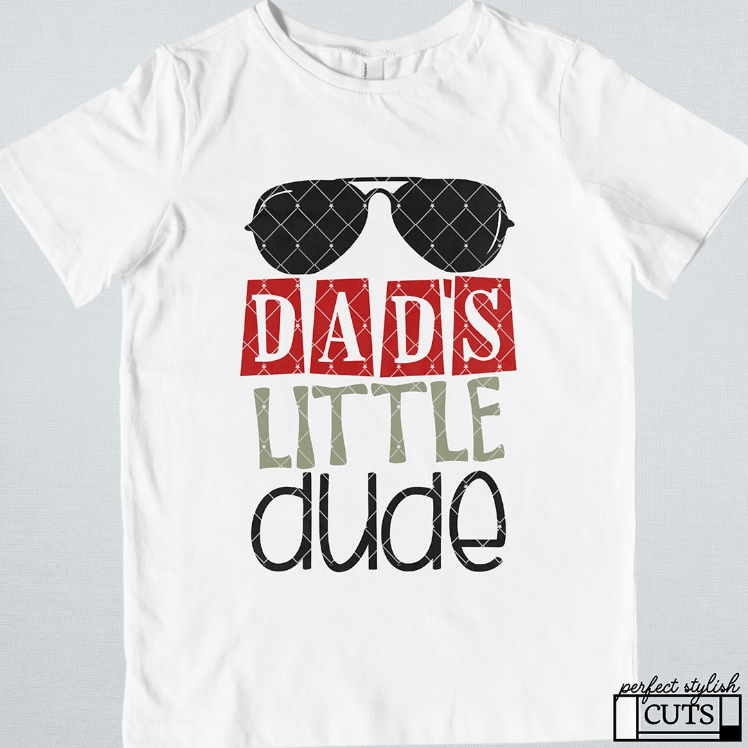 Fathers Day Svg, Dads Little Dude Svg, Dad Svg, 1st Fathers Day Svg ...