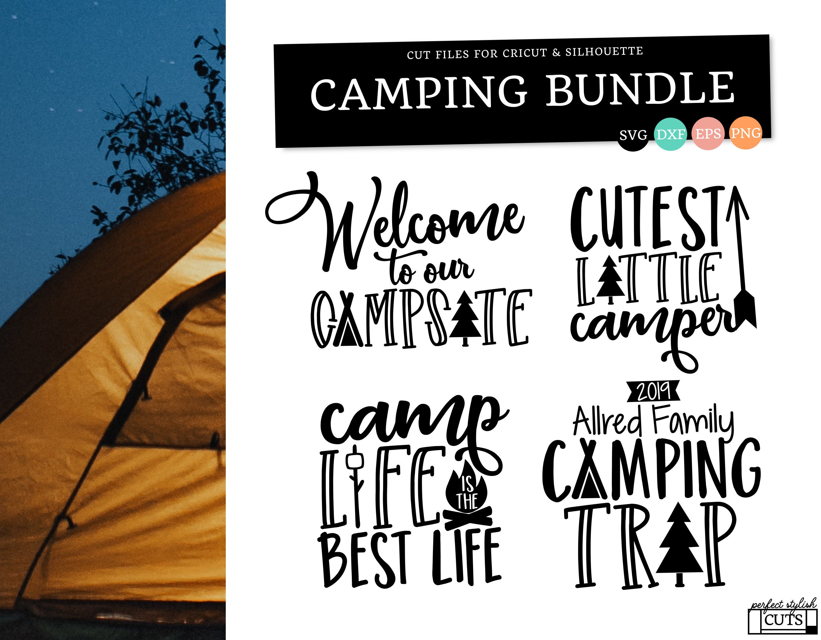 Camping SVG Bundle Campsite Svg Camping Trip Svg Camp Life | Etsy
