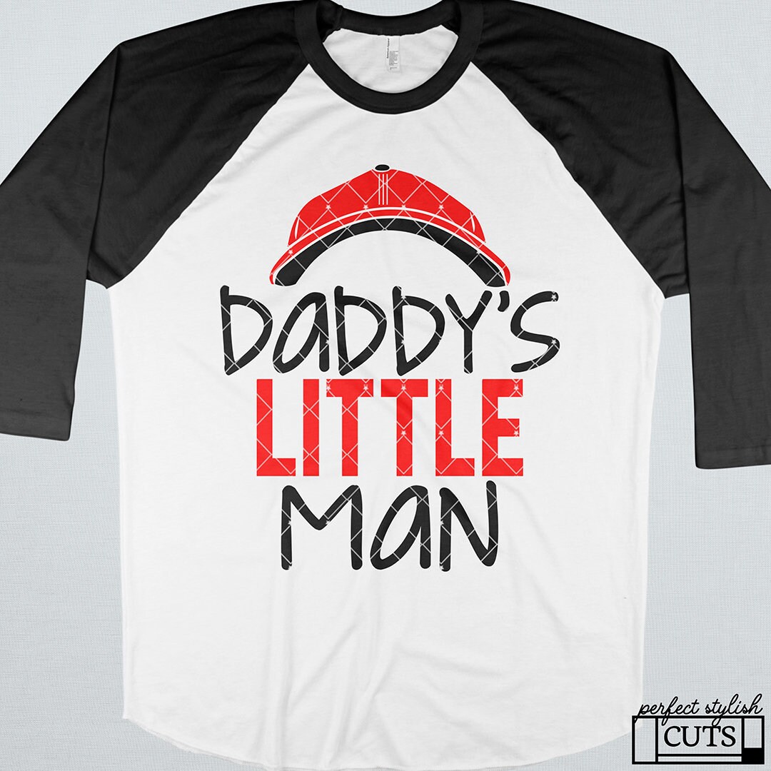 Daddy's Little Man SVG, DXF, EPS, Png Files for Cutting Machines Cameo ...
