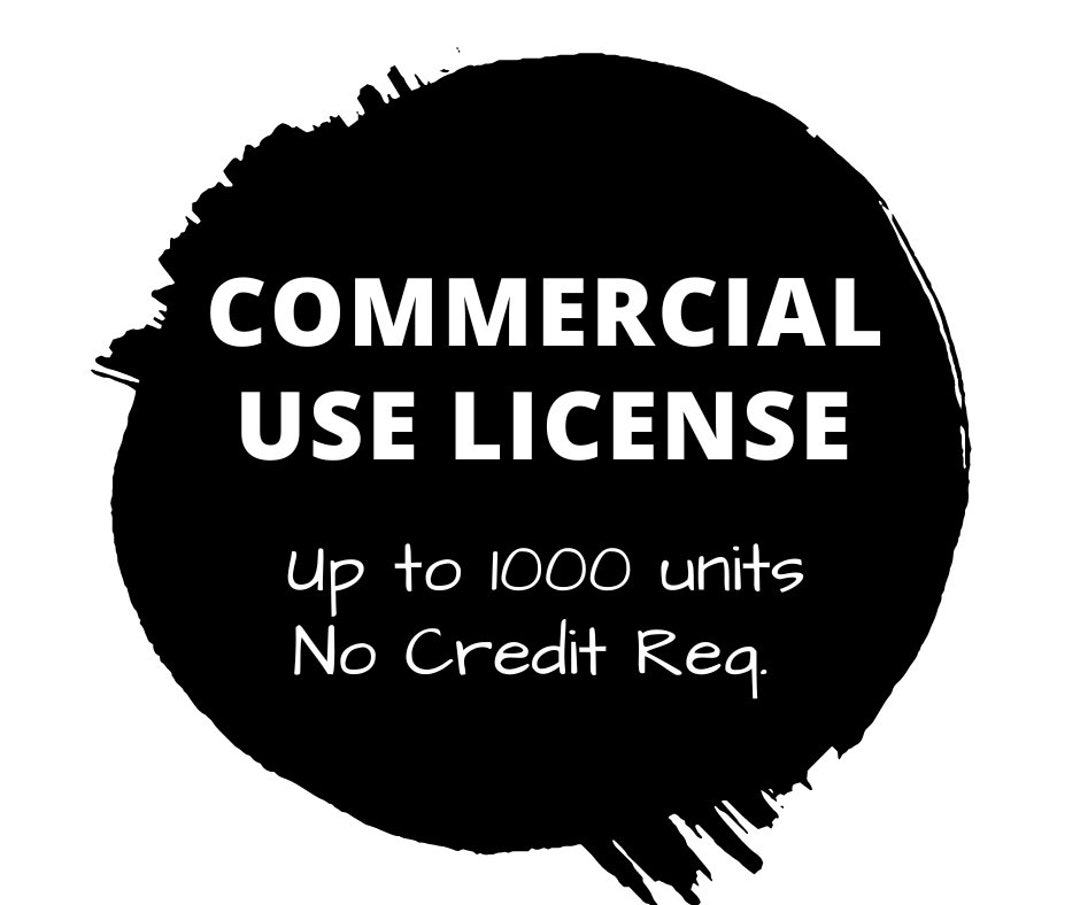 Commercial Use License for All SVG Files in Store - Etsy
