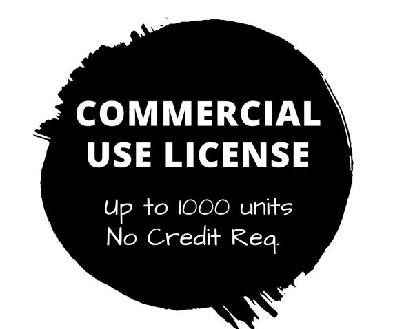 Commercial Use License for All SVG Files in Store | Etsy