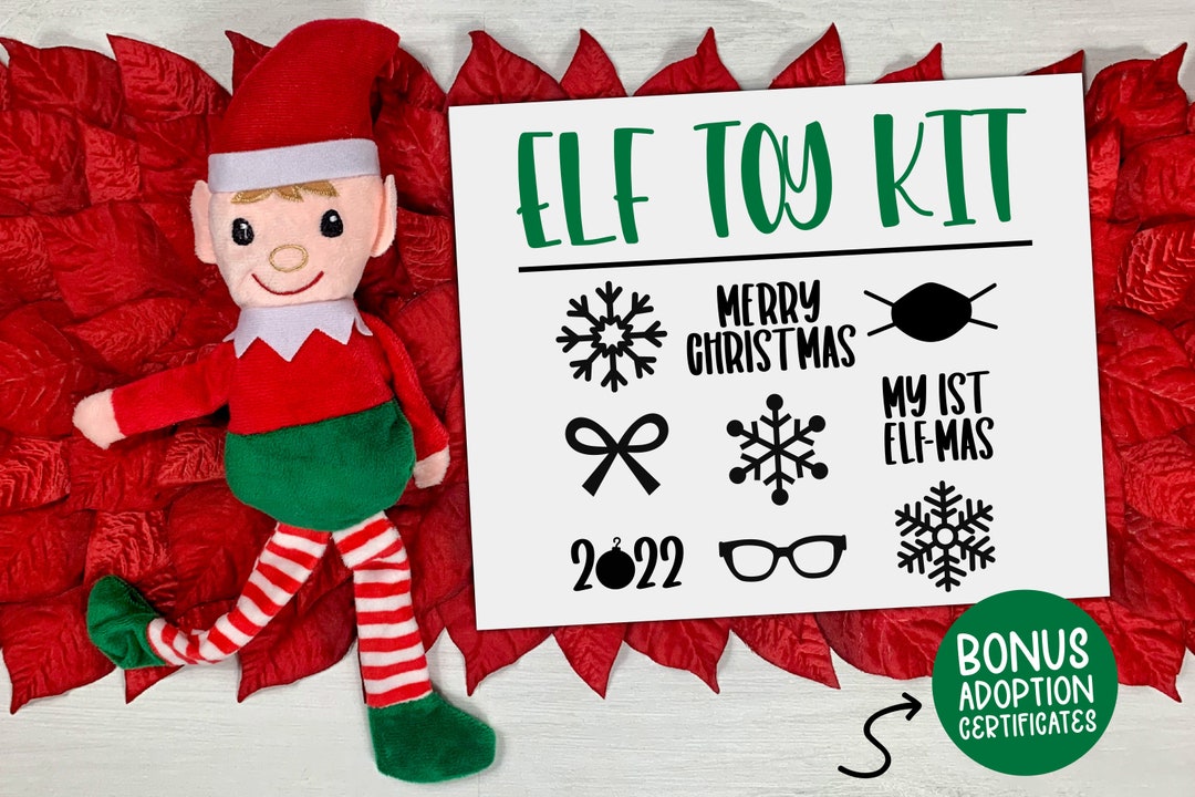 Elf Toy Kit Elf SVG / Dollar Tree Elves, Christmas Svg Files For Cricut ...
