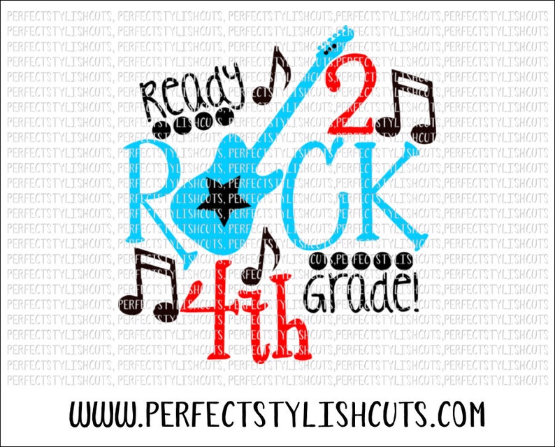 Rock 4th Grade SVG, DXF, EPS, Png Files for Cutting Machines Cameo or ...