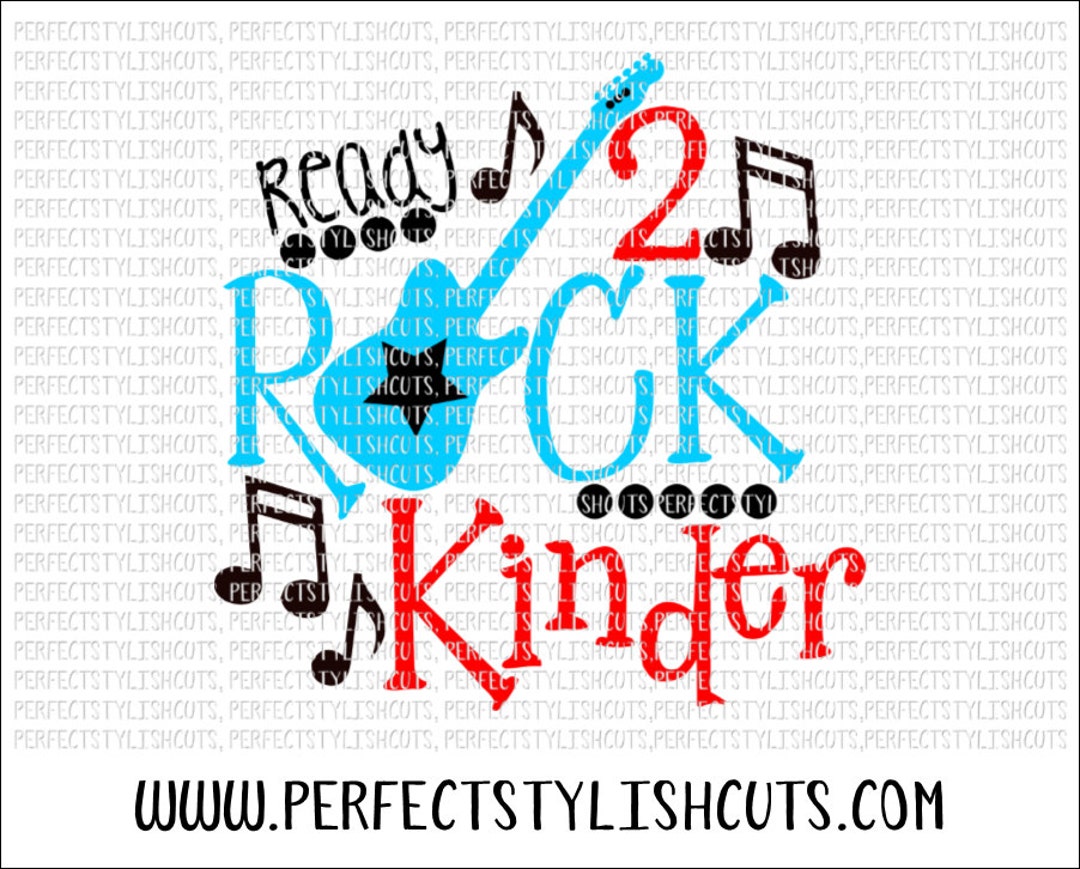 Rock Kinder SVG, DXF, EPS, Png Files for Cutting Machines Cameo or ...