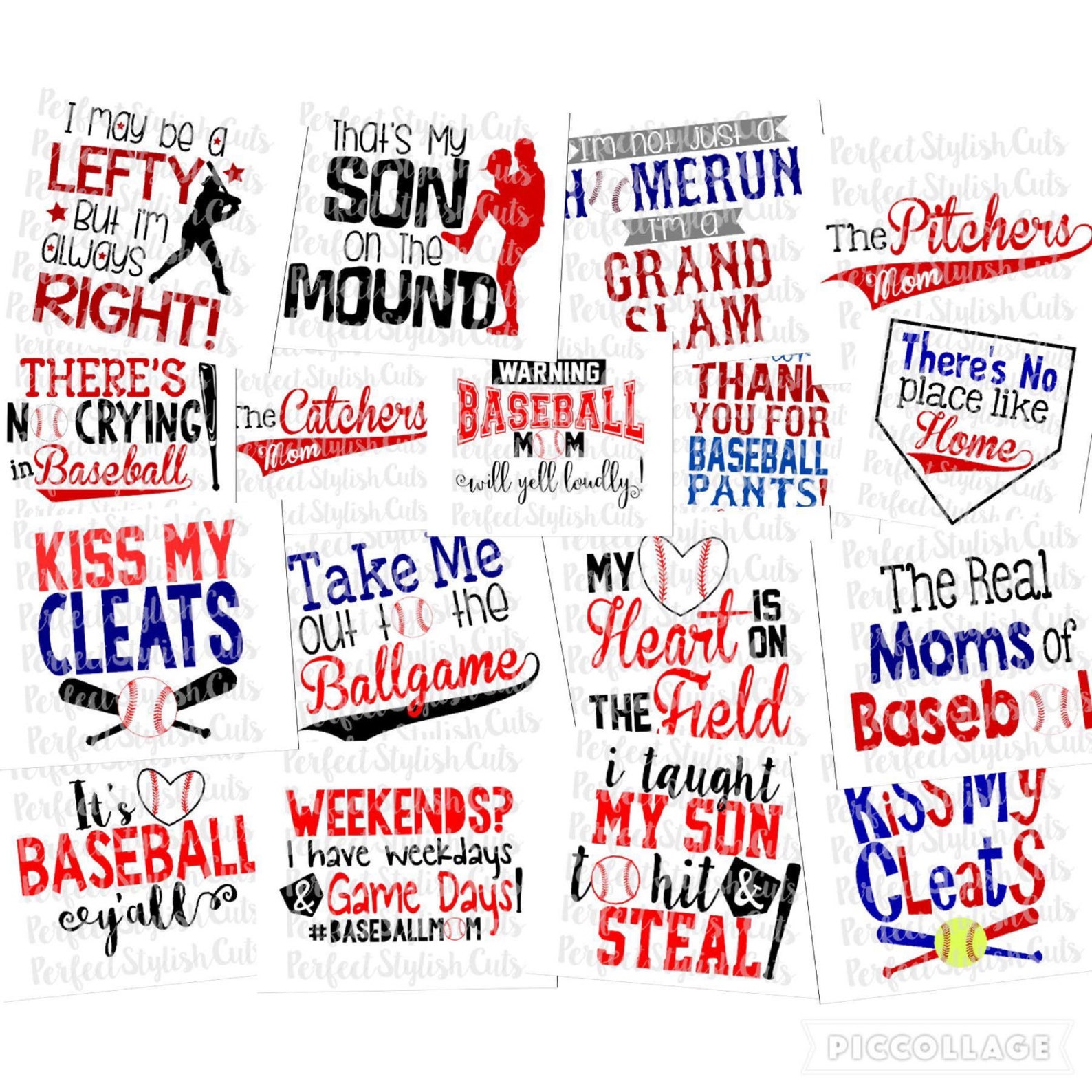 Baseball SVG Bundle DXF EPS Png Files for Cutting Machines - Etsy Canada