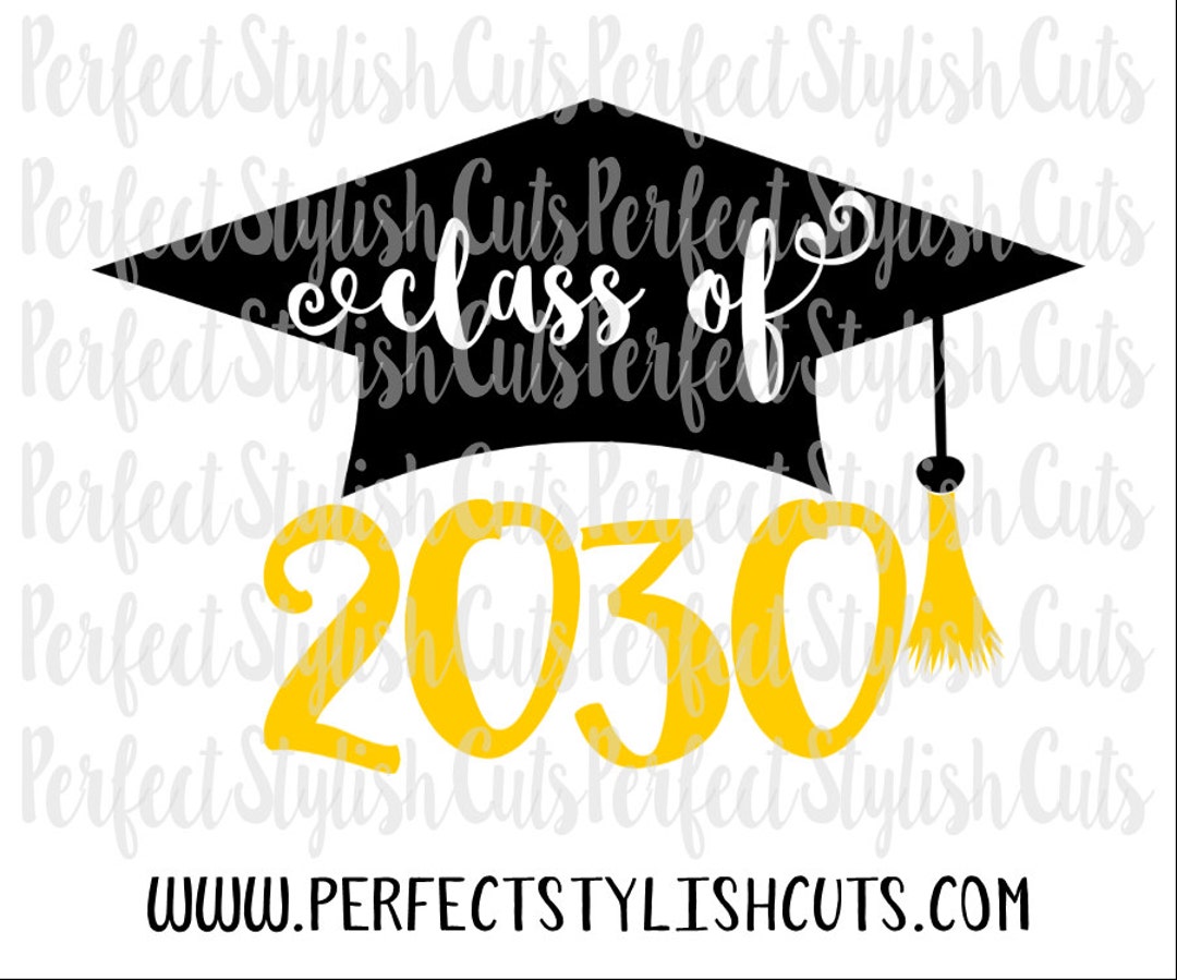 Class of 2030 SVG, DXF, EPS, Png Files for Cutting Machines Cameo or ...