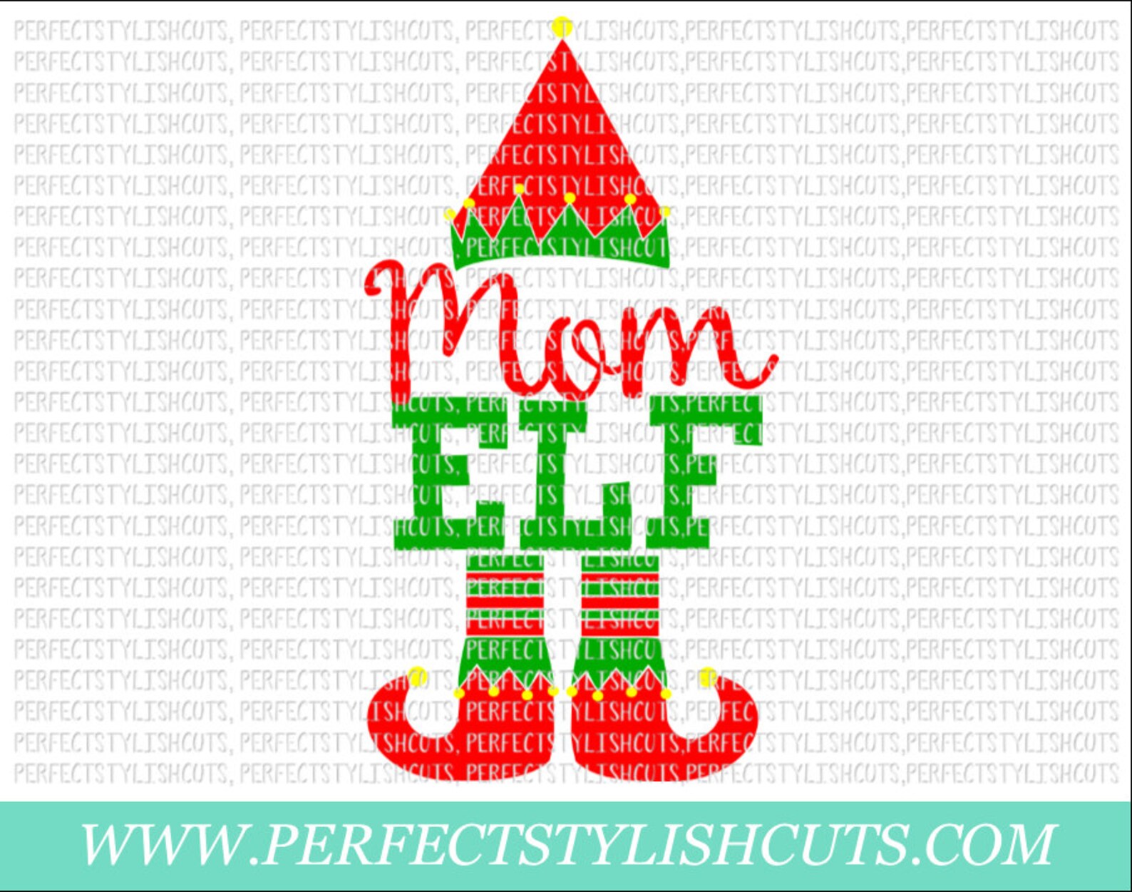 Mom Elf SVG DXF EPS Png Files for Cutting Machines Cameo or - Etsy