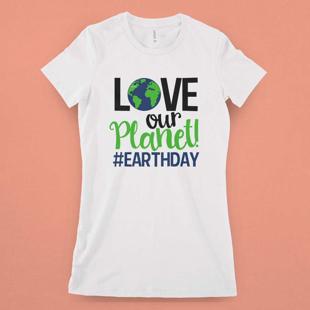 Love Our Planet Svg, Earth Day SVG, DXF, EPS, Png Files for Cutting ...