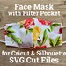 DIY Face Mask Pattern, Face Mask SVG File for Cricut and Silhouette ...