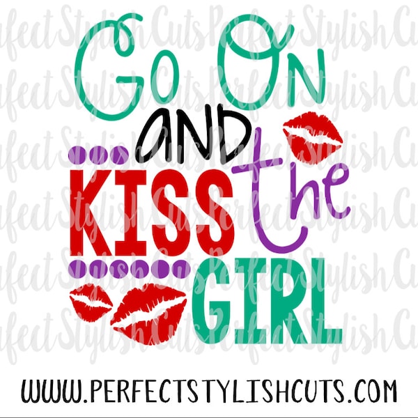 Little Mermaid Kiss the Girl Svg Files - Etsy