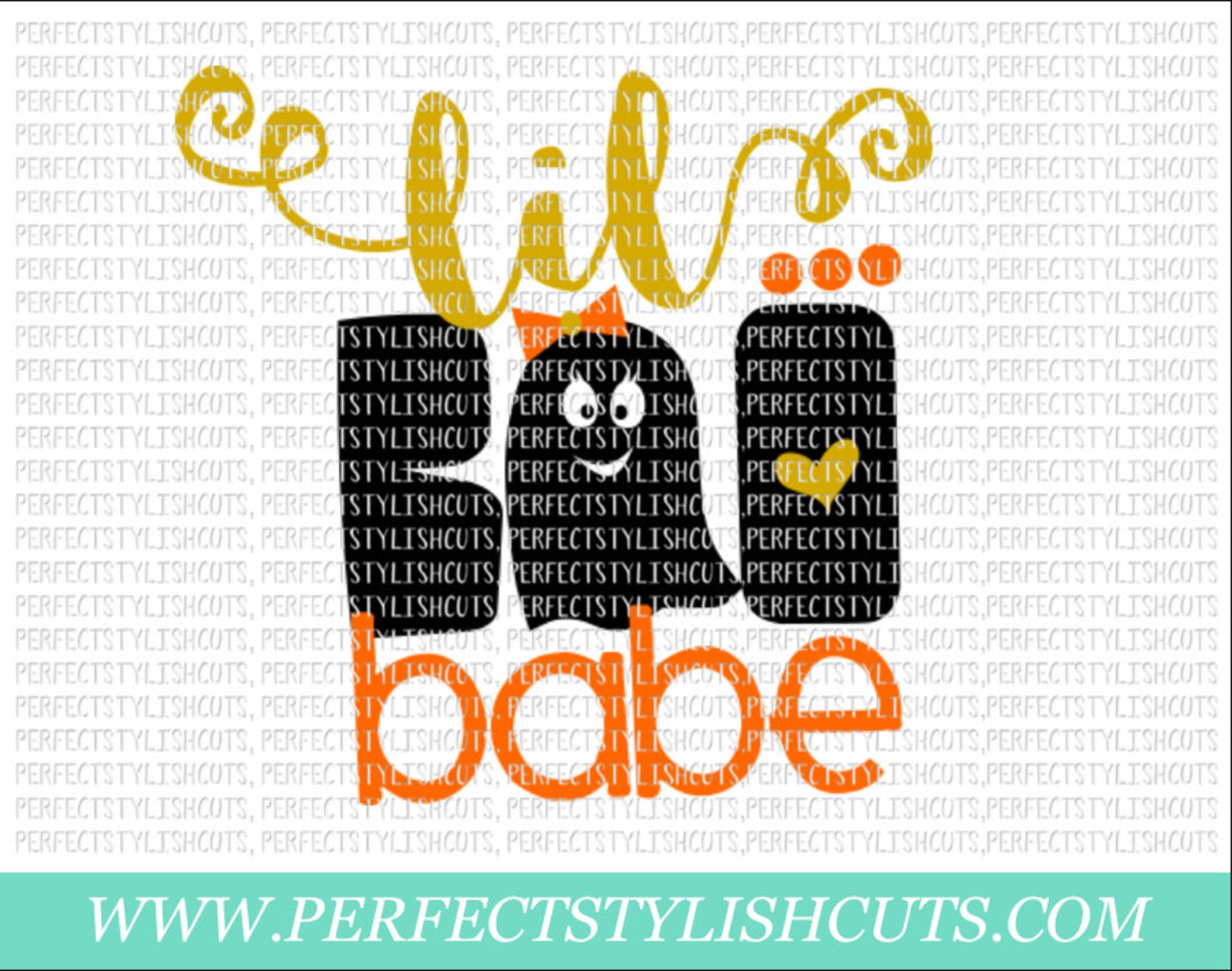 Lil Boo Babe SVG DXF EPS Png Files for Cutting Machines | Etsy