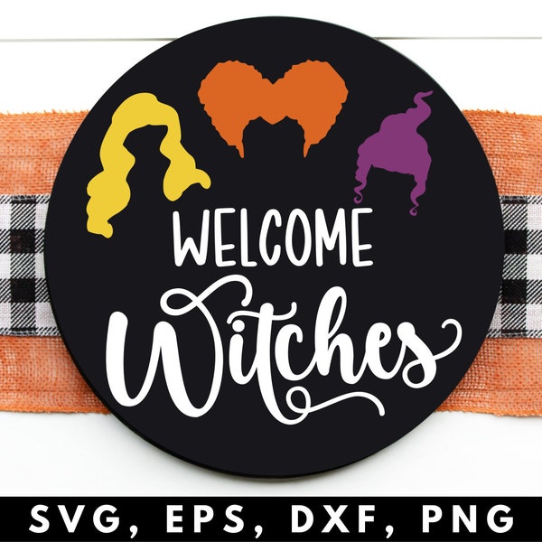 Welcome Witches Svg - Etsy
