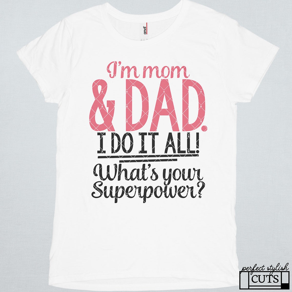 Single Mom Svg I'm Mom and Dad What's Your - Etsy