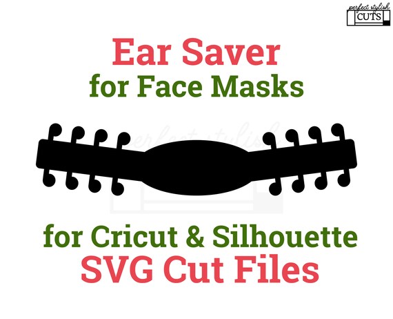 Ear Saver SVG File for Face Masks Ear Guard Svg Cut File | Etsy