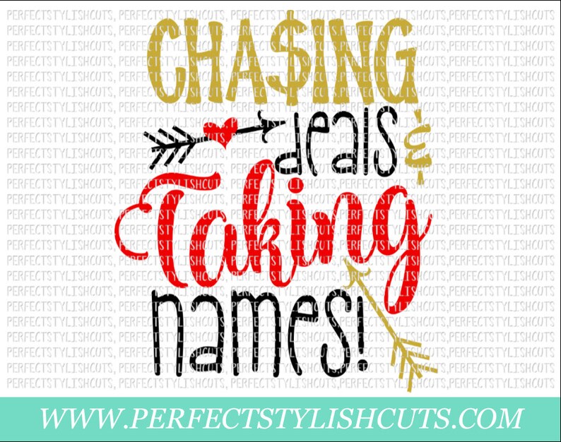 Chasing Deals SVG DXF EPS Png Files for Cutting Machines - Etsy