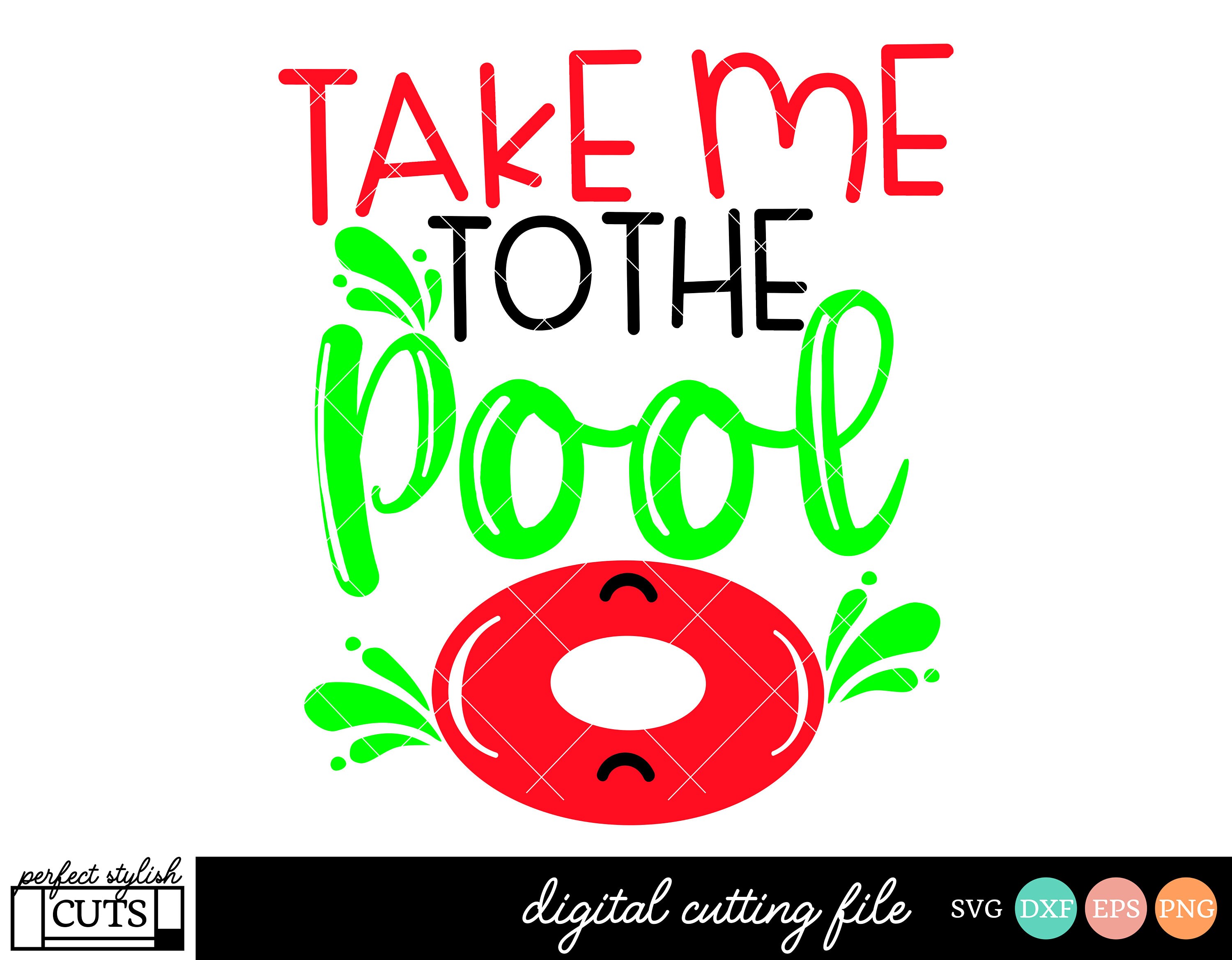 Pool Svg Swimming Svg Take Me to the Pool SVG DXF EPS - Etsy