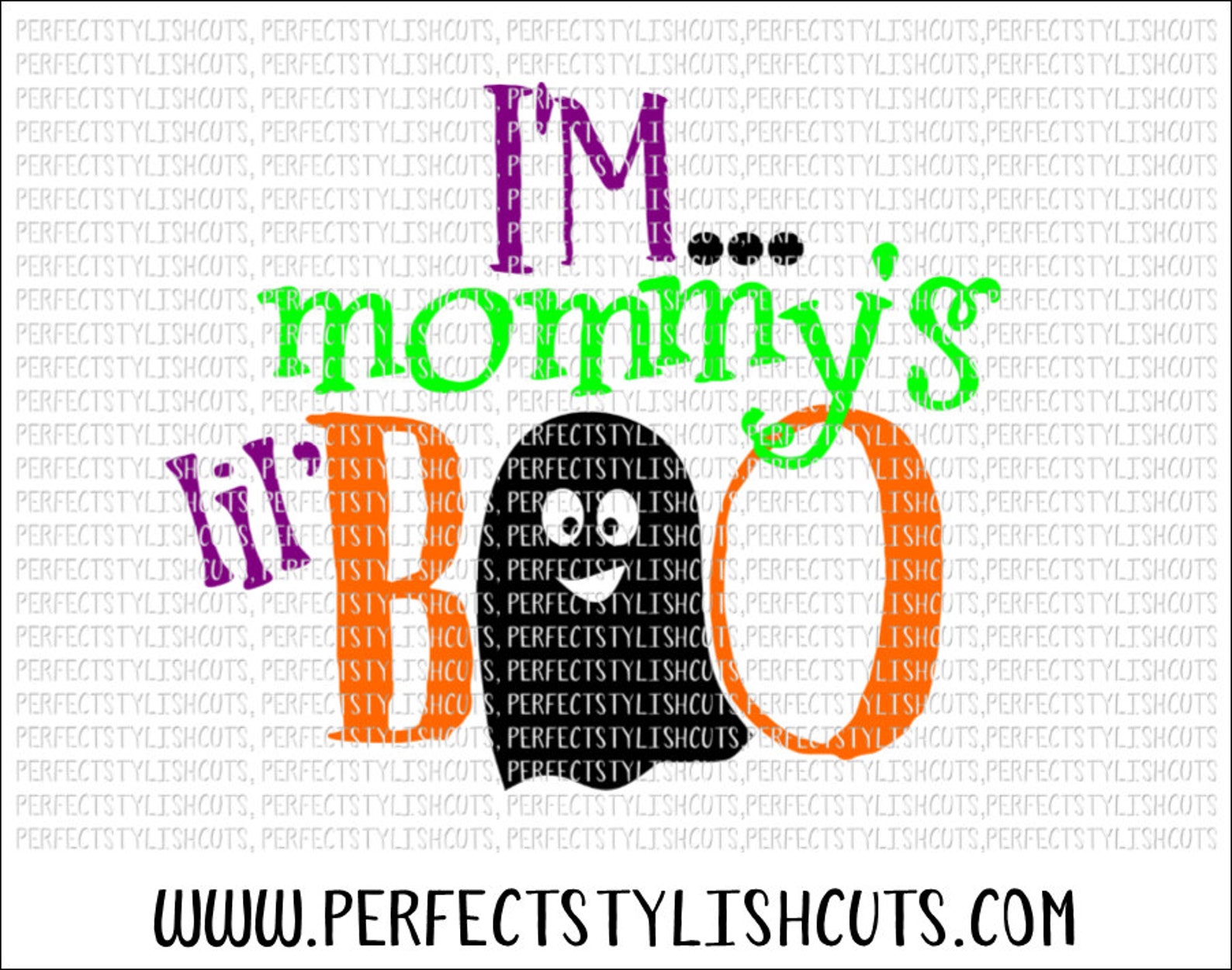 I'm Mommy's Lil Boo SVG DXF EPS Png Files for - Etsy