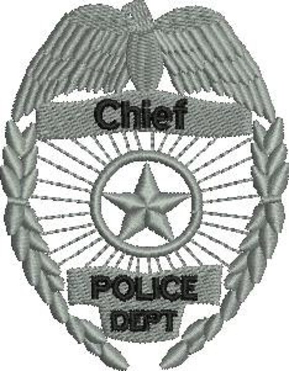 Police Chief Badge - Etsy