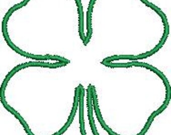 Clover Flowers Machine Embroidery Design Clover Pattern - Etsy