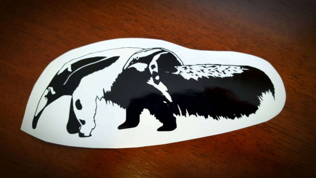 Vinyl Decal - Giant Anteater and Baby - Etsy