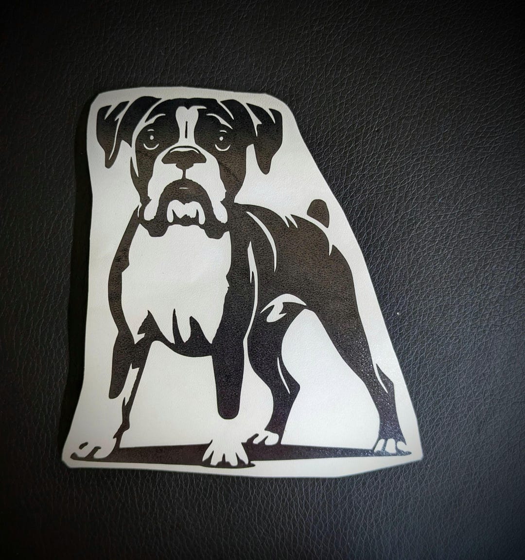 Boxer Dog Vinyl Decal - Etsy