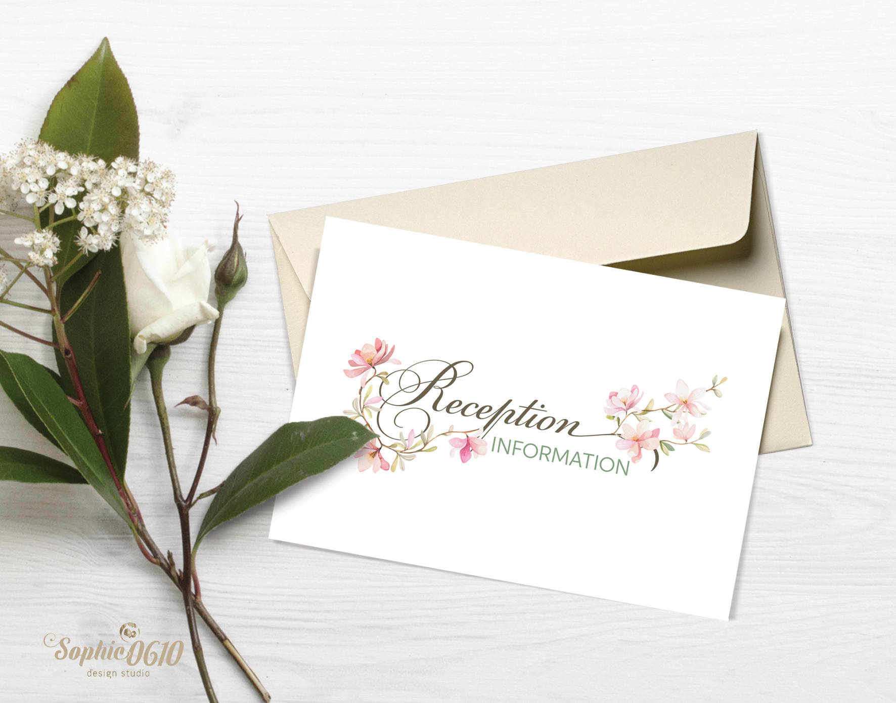 Printable Wedding Reception Card With Custom Map, Digital Wedding Map ...
