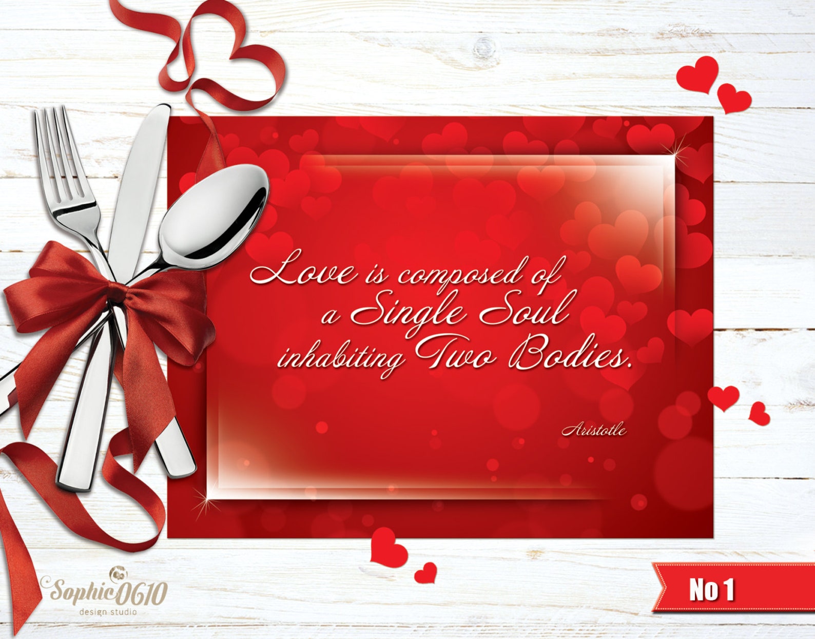 Valentine's Printable Placemats With Love Quotes, Red Digital Placemats ...