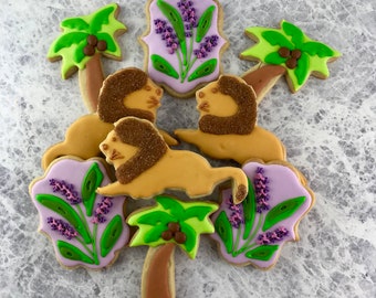 Lion cookies | Etsy