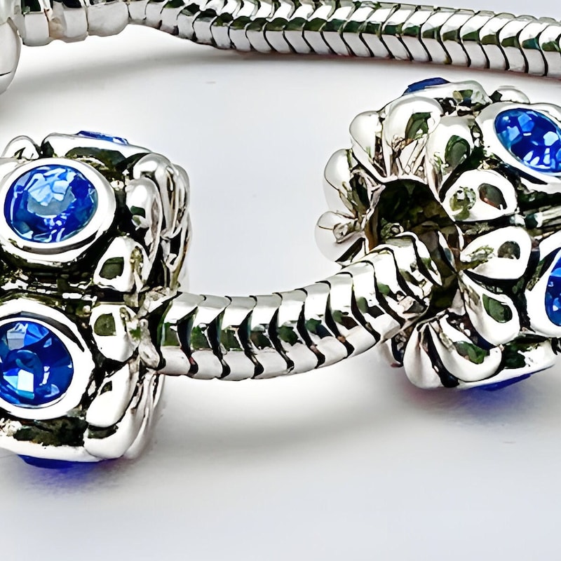 Pandora Blue Charms - Etsy