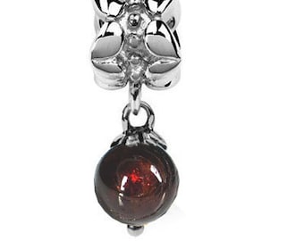 Garnet Charm - Etsy
