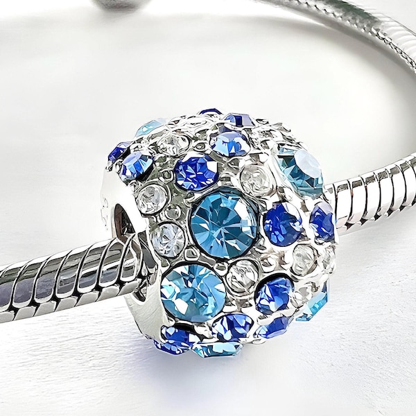 Pandora Blue Charms - Etsy