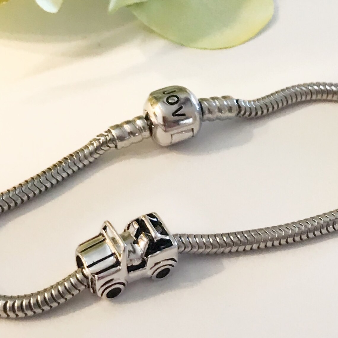 Charm for Pandora 925 sterling silver JEEP charm | Etsy